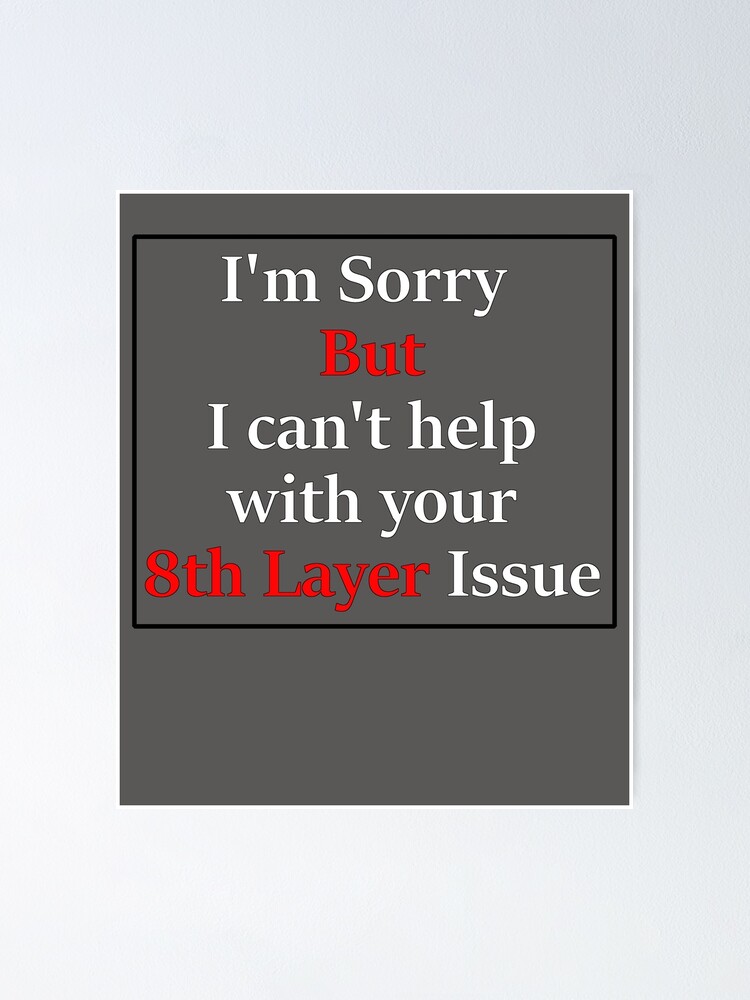 "Funny Geek User Error Design" Poster by hollymaycreates | Redbubble