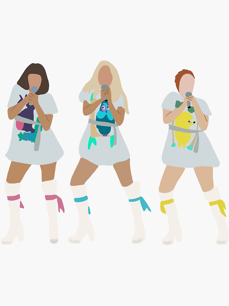 "donna and the dynamos" Sticker for Sale by lydeeann | Redbubble
