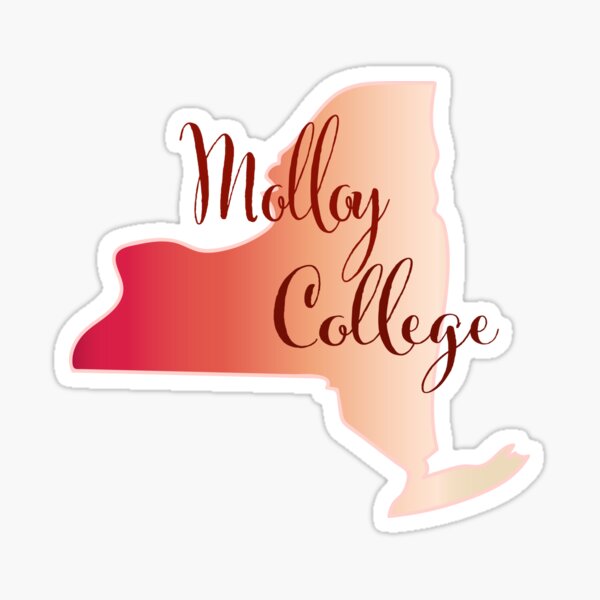 "Molloy College" Sticker by tarajeanne | Redbubble