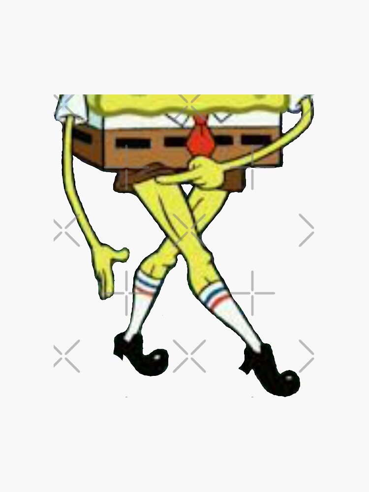 Pegatina «bob Esponja Piernas Sexy De Nomeremortal Redbubble