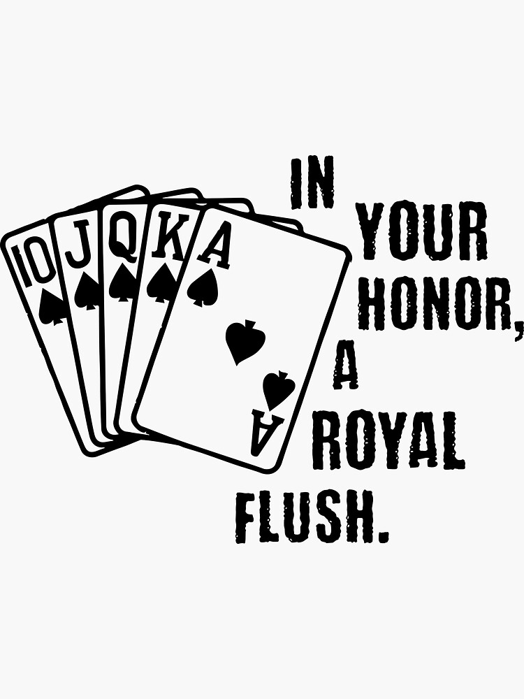 "Parent Trap - Royal Flush" Sticker for Sale by kalongraphics | Redbubble