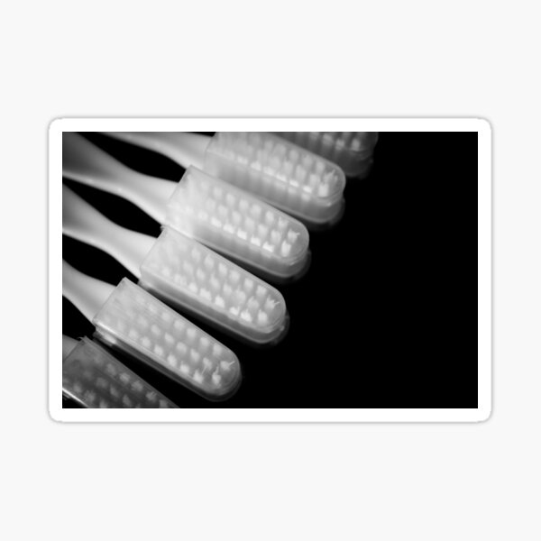 "Toothbrushes heads" Sticker for Sale by GemaIbarra | Redbubble
