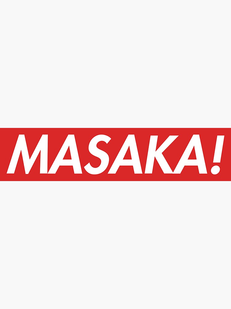 Pegatina «Logotipo de Masaka» de DoctorD21 | Redbubble