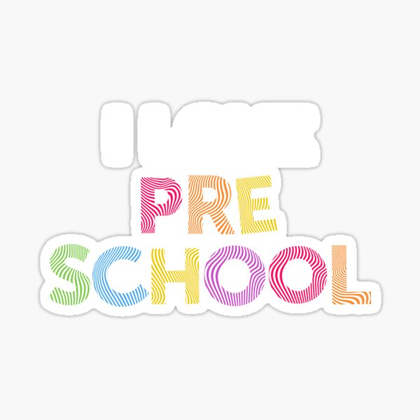 "Preschool Design I Love Preschool Cute Gift Pre K Teacher Appreciation ...