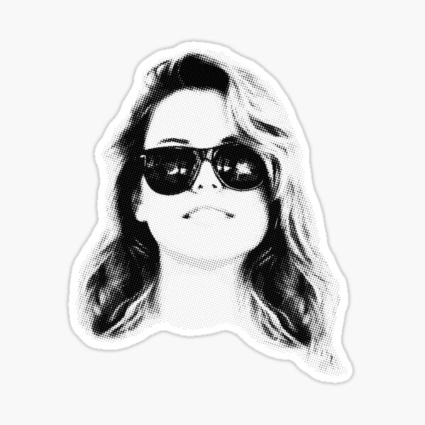 "Girl with Sunglasses" Sticker for Sale by adriangemmel | Redbubble