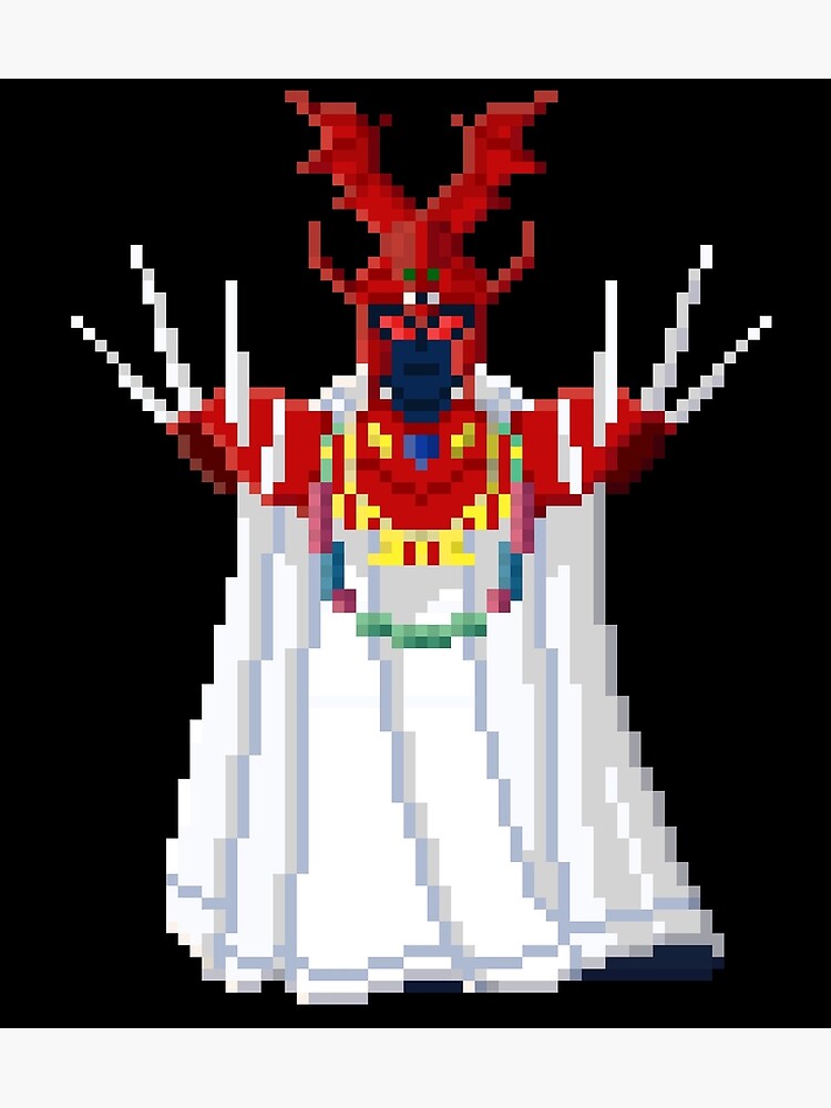 Póster «Grand Pope - Saint Seya Pixel Art» de Gwendal | Redbubble