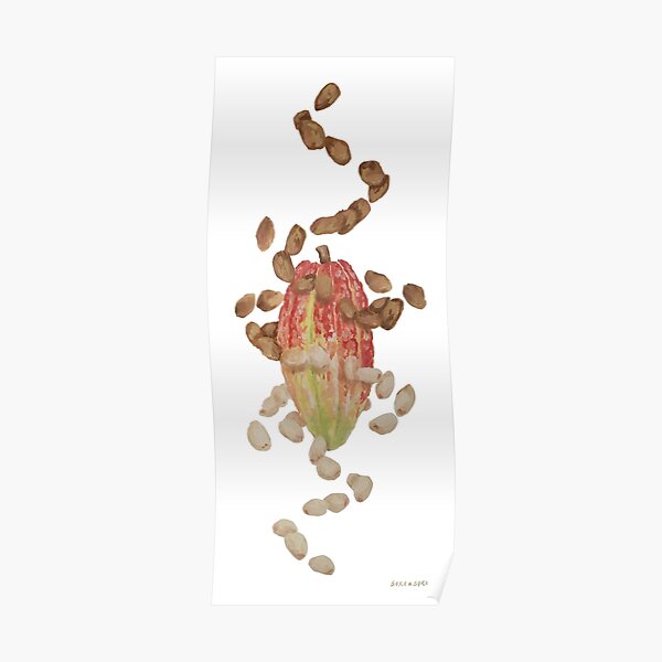 "Cacao" Poster for Sale by barabarail | Redbubble