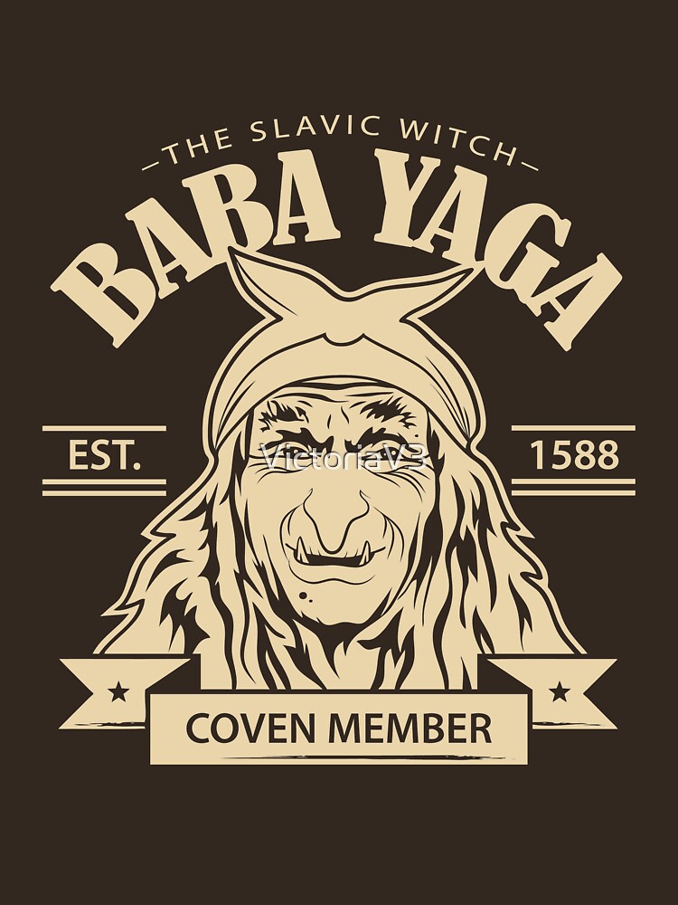 "Baba Yaga" T-shirt for Sale by VictoriaV3 | Redbubble | baba yaga t ...