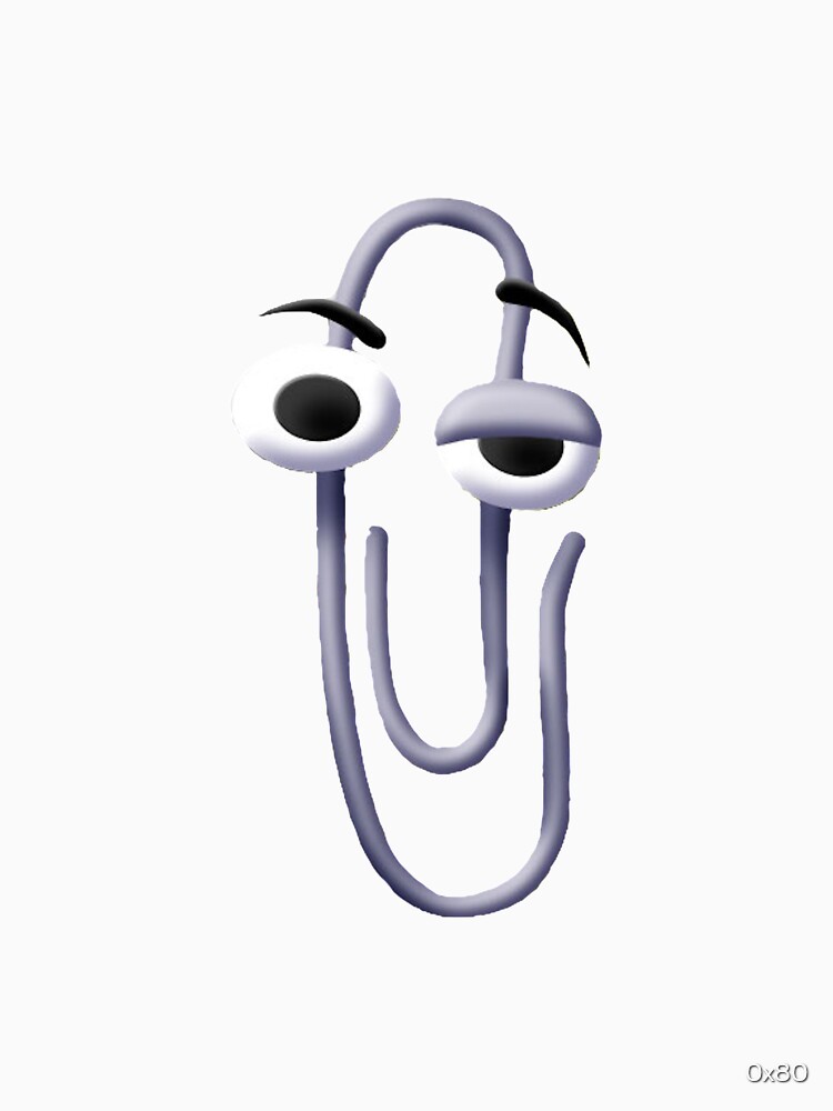 "Clippy" Essential T-Shirt for Sale by 0x80 | Redbubble