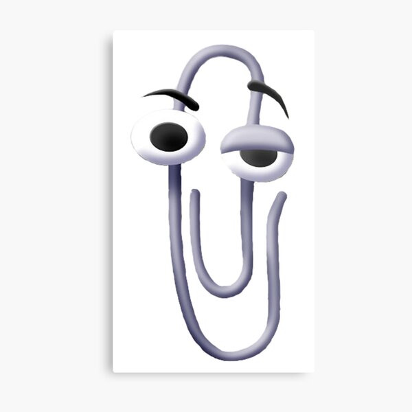 "Clippy" Metal Print for Sale by 0x80 | Redbubble