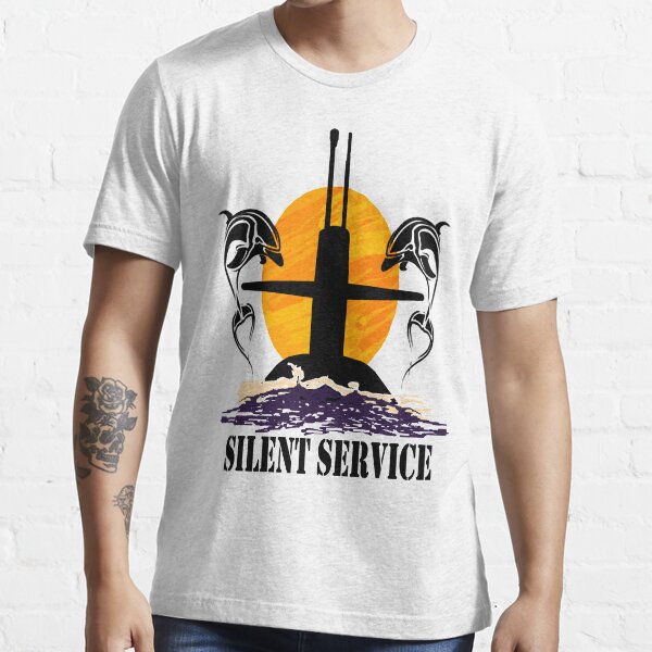 "Submarine Silent Service Dolphins by your side Novelty Gifts." T-shirt ...