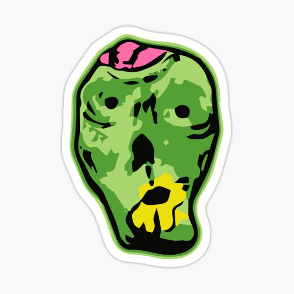 "Toxic Brain Dead" Sticker for Sale by thegreatgatesy | Redbubble