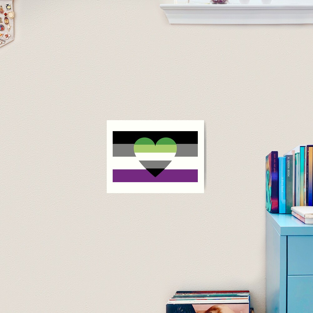 "Asexual Aromantic Flag" Art Print for Sale by dlpalmer | Redbubble