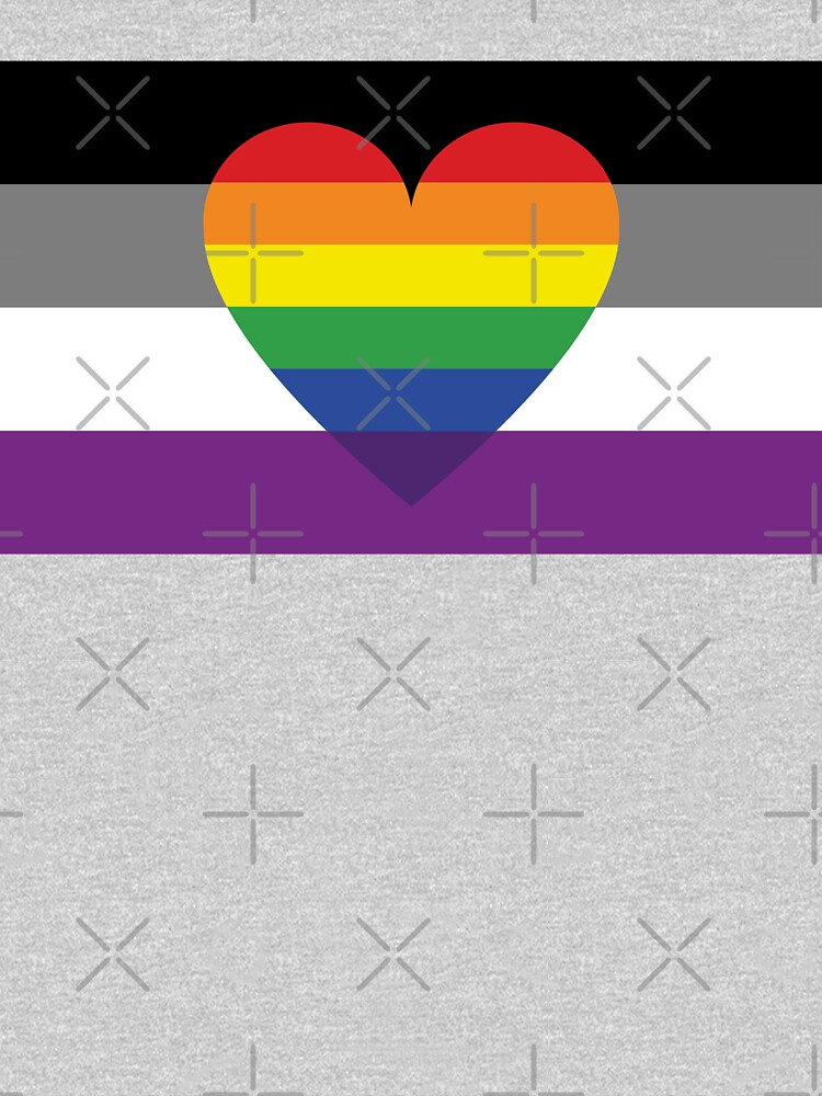 "Asexual Homoromantic Flag" T-shirt for Sale by dlpalmer | Redbubble ...