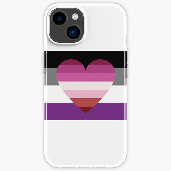Asexual Lesbian Flag Iphone Case For Sale By Dlpalmer Redbubble