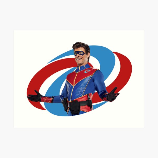 "Captain Man Logo" Art Print for Sale by Linneke | Redbubble