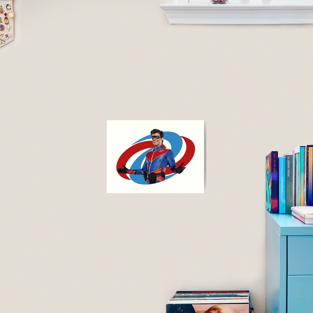 "Captain Man Logo" Art Print for Sale by Linneke | Redbubble