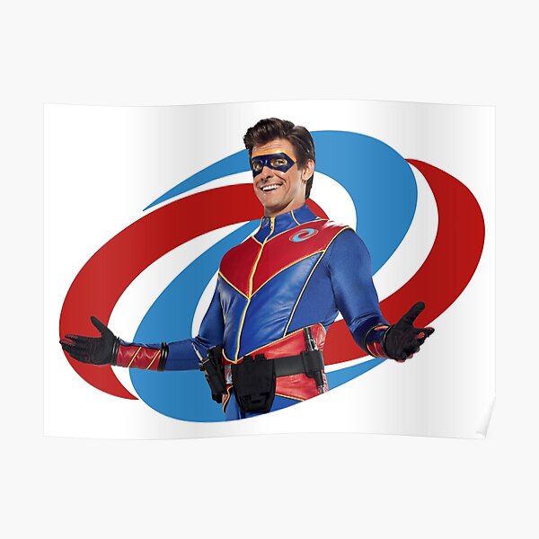 "Captain Man Logo" Poster for Sale by Linneke | Redbubble