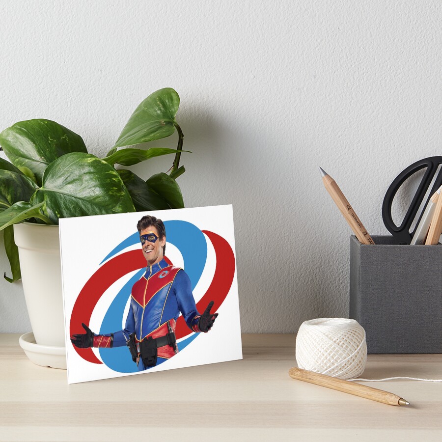 "Captain Man Logo" Art Board Print for Sale by Linneke | Redbubble