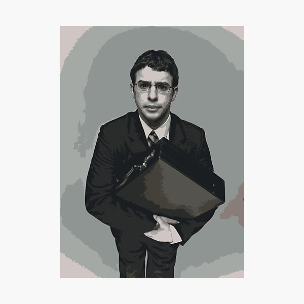 Lámina fotográfica «The Inbetweeners Will Briefcase Fan Art de dibujos ...