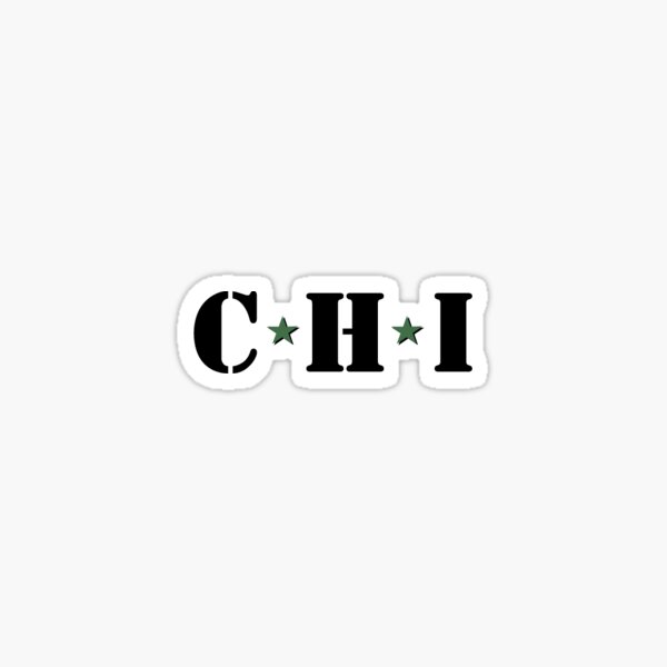 "Chi Star Greek Letter Sorority" Sticker by lissullivan | Redbubble