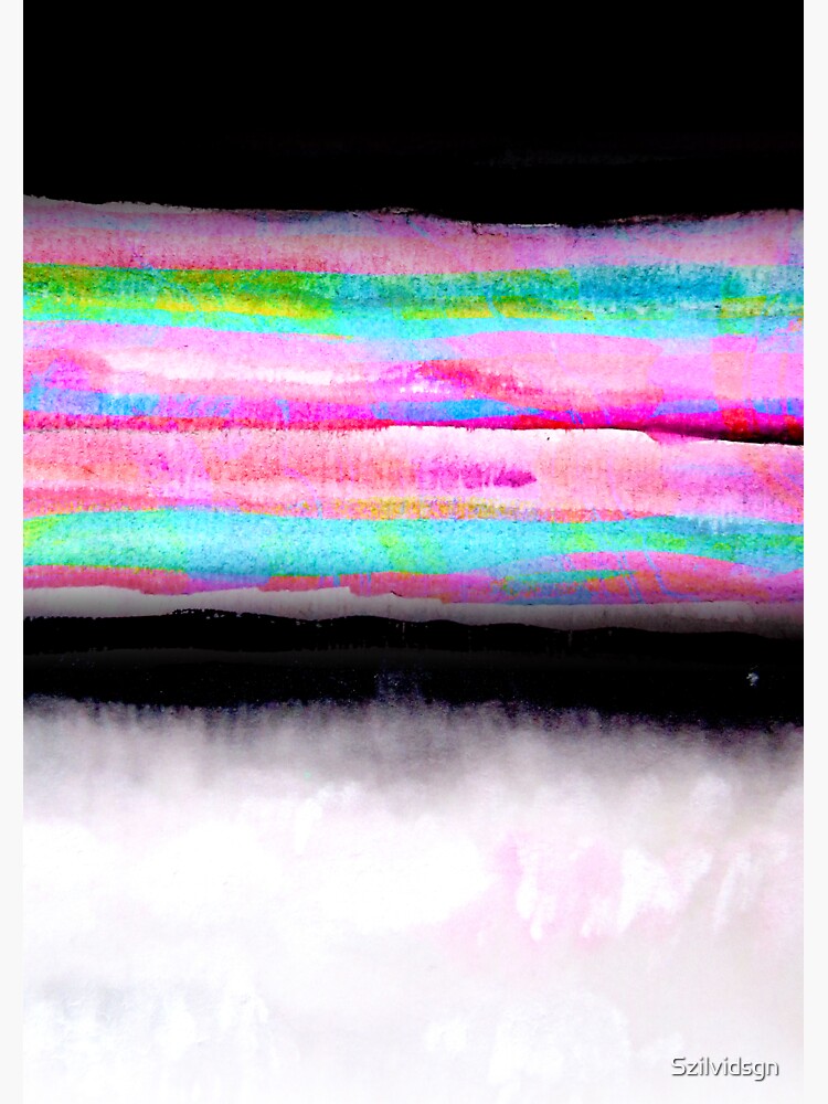 "fading into the void - colorful abstract painting " Sticker for Sale ...