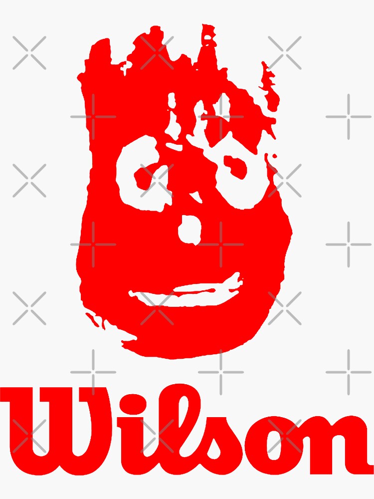 "Cast Away Wilson" Sticker for Sale by Philipe3d | Redbubble