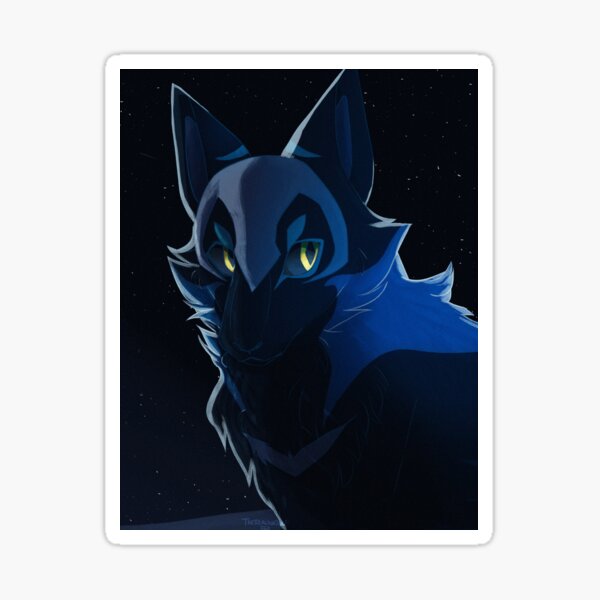 "Voltron Wolf" Sticker for Sale by therealkwincie | Redbubble