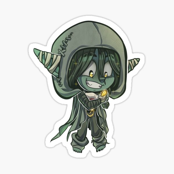 "Critical Role - Nott Chibi" Sticker for Sale by starfishface | Redbubble