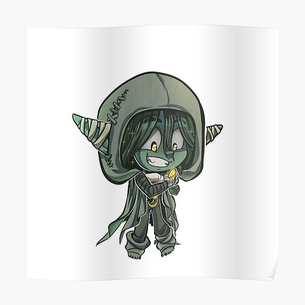 "Critical Role - Nott Chibi" Poster for Sale by starfishface | Redbubble