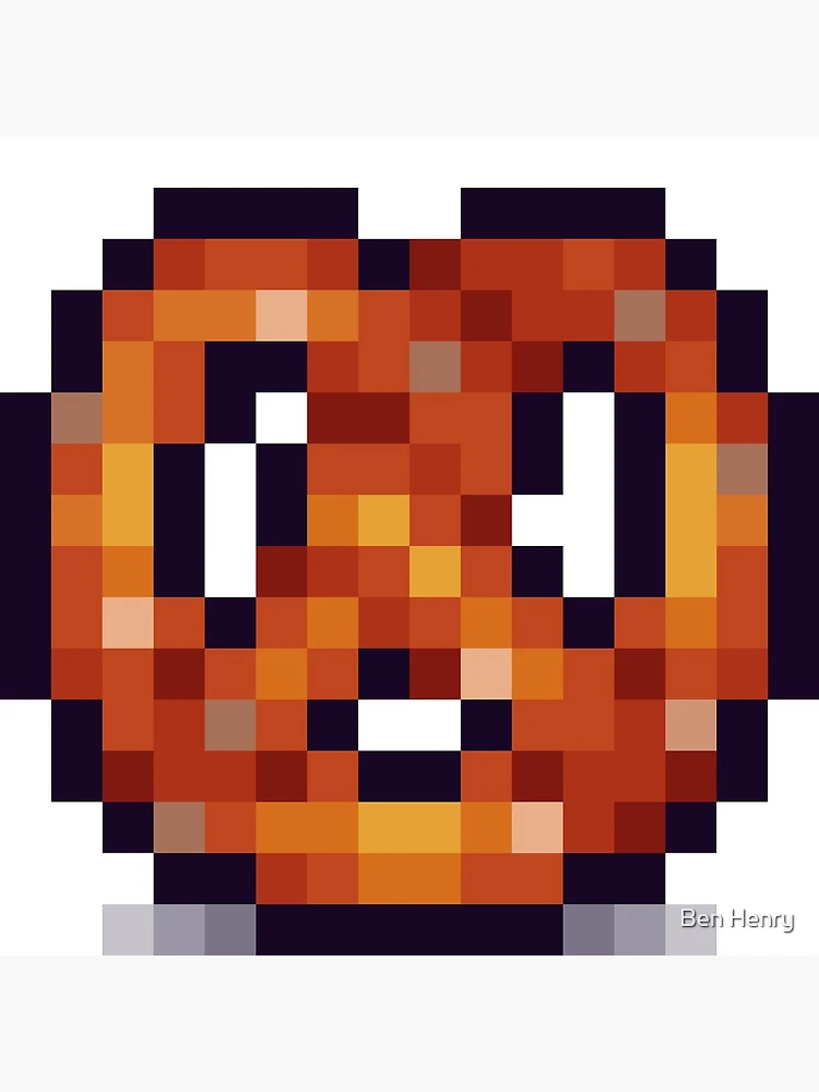 Pixel Pretzel Pacman