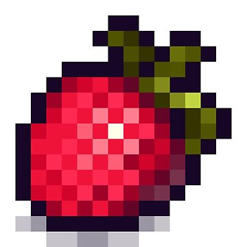 "Pixel Strawberry" Art Print for Sale by BenHenry | Redbubble