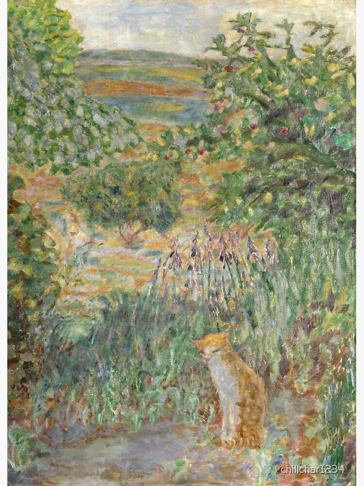 "Pierre Bonnard, Cat Resting in the Garden (Sieste au jardin), Painted ...