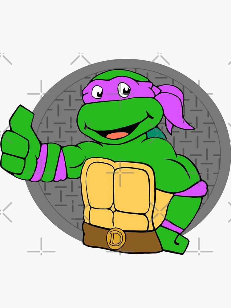 "Teenage Mutant Fallout Turtles - Donatello" Sticker for Sale by ...