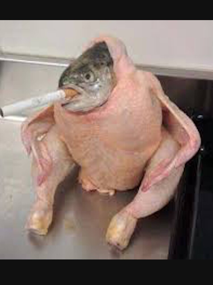 "cursed images fish chicken" Essential T-Shirt for Sale by OWONANI ...