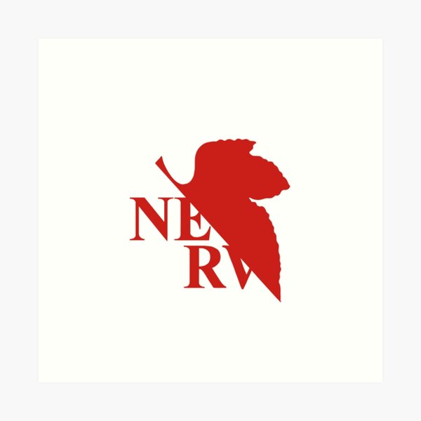 "NERV Logo Sticker" Art Print for Sale by Dokii | Redbubble