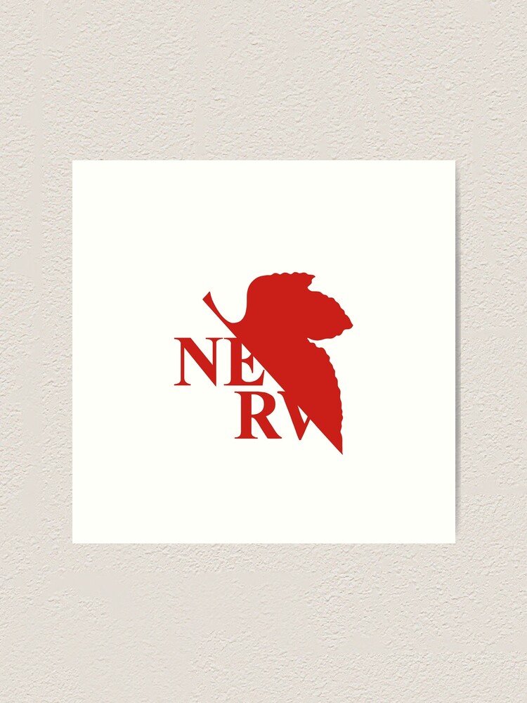 "NERV Logo Sticker" Art Print for Sale by Dokii | Redbubble