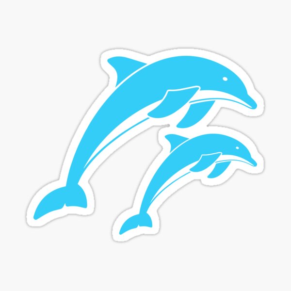 "Dolphin Tales" Sticker by Sha2 | Redbubble