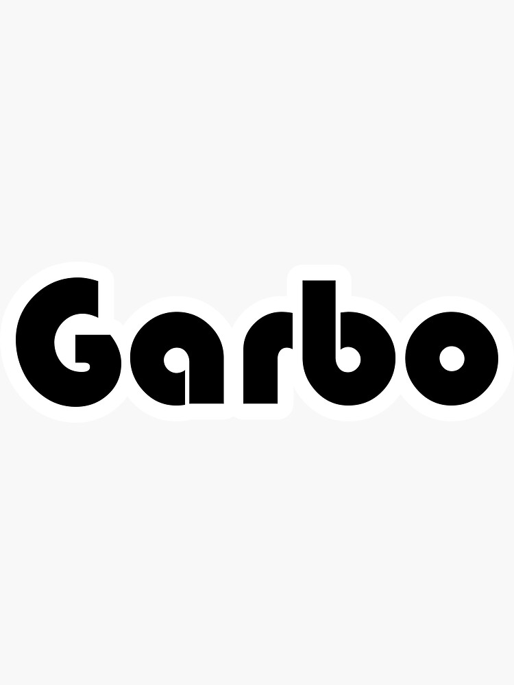 "Garbo" Sticker by culturecringe | Redbubble