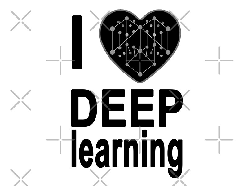 "I love deep learning" by FunnyGrief | Redbubble