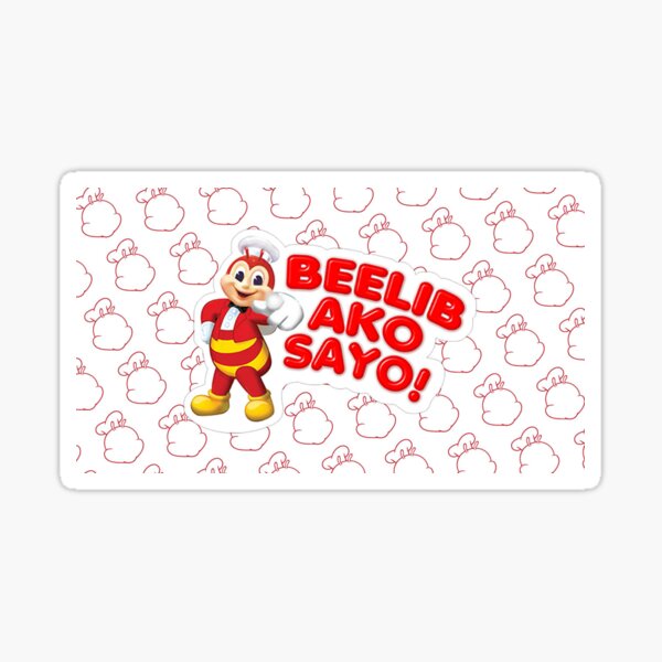 "Jollibee" Sticker for Sale by mjdragonfly | Redbubble
