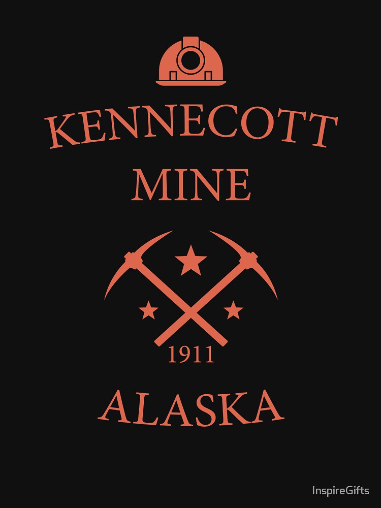 "Kennecott Alaska National Historic Landmark Mine" T-shirt by ...