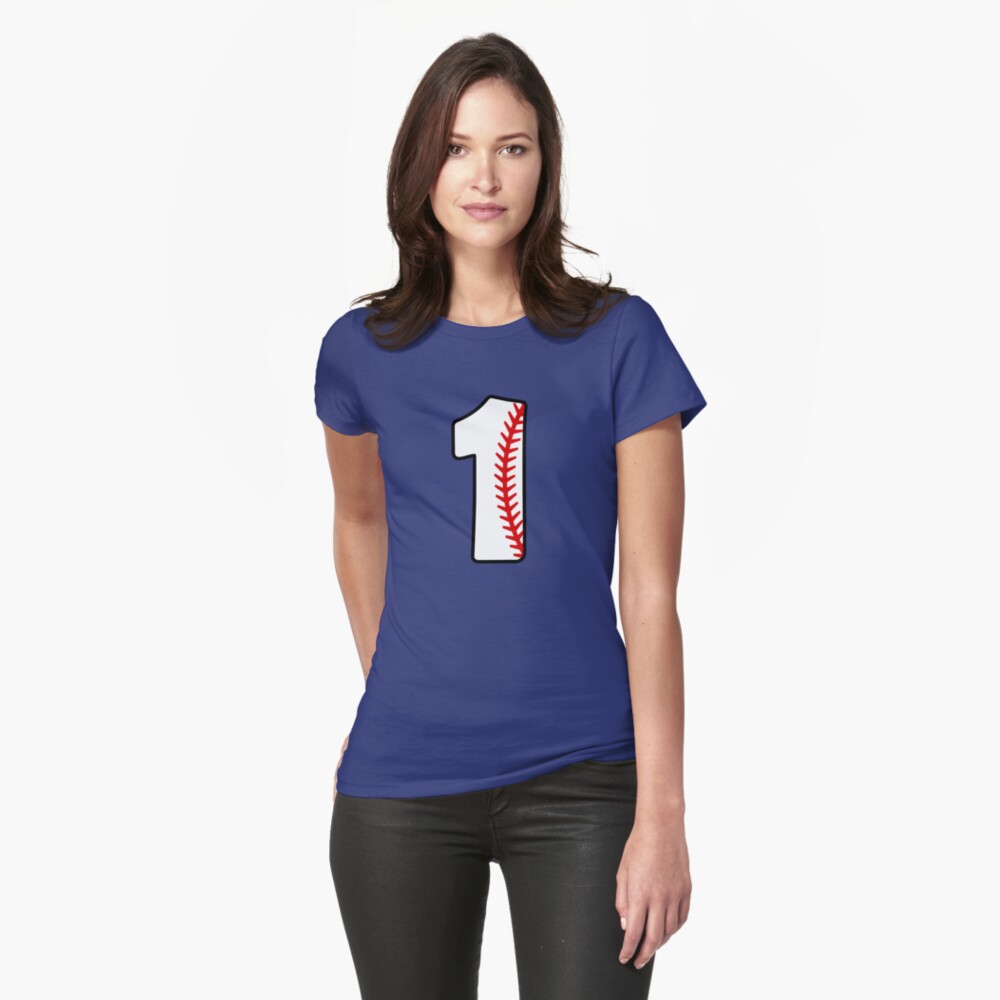"Number 1 Baseball #1" Sticker for Sale by melsens | Redbubble