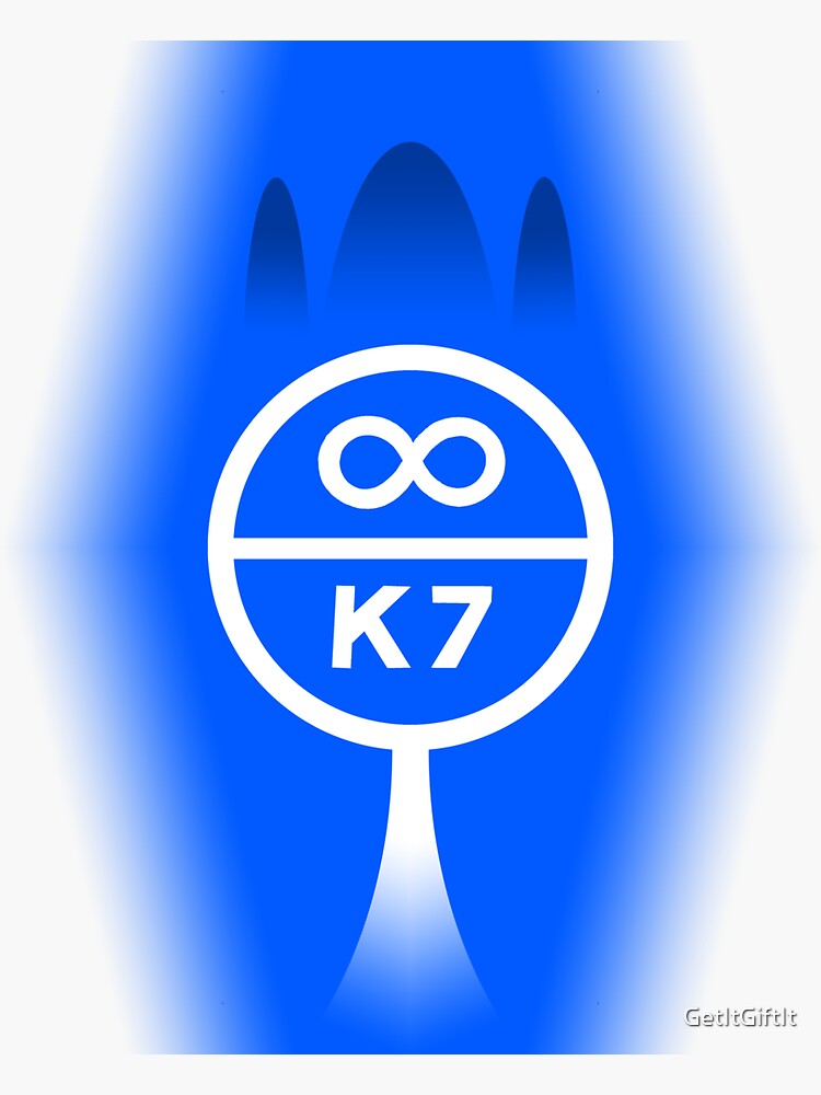 "Donald Campbell Bluebird K7 boat design" Sticker by GetItGiftIt ...