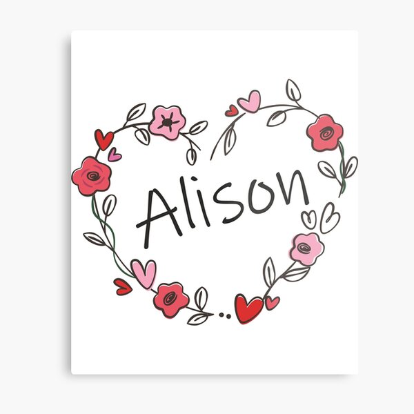 Alison Metal Prints | Redbubble