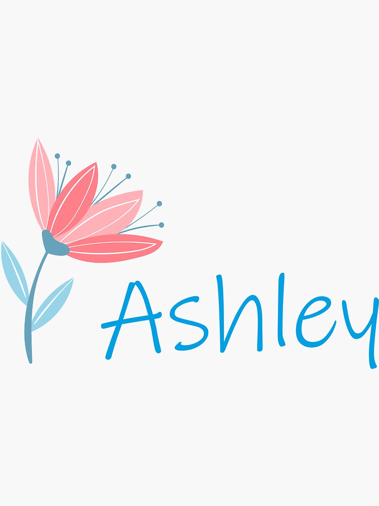 Pegatina «Mi nombre es Ashley» de oleo79 | Redbubble