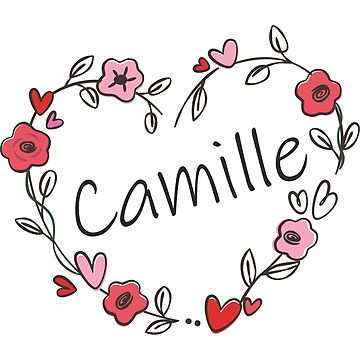 "My name is Camille" Art Board Print for Sale by oleo79 | Redbubble