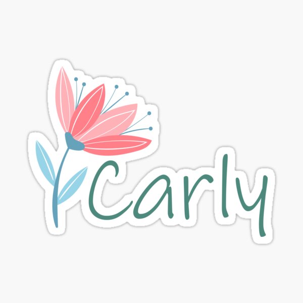 "My name is Carly" Sticker by oleo79 | Redbubble