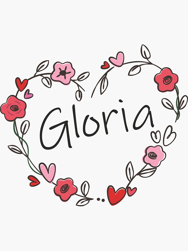 Gloria Name Wallpaper Beautiful Flower Wallpaper With Customized Names