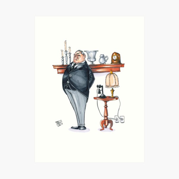 "The English Butler" Art Print by obillwon | Redbubble